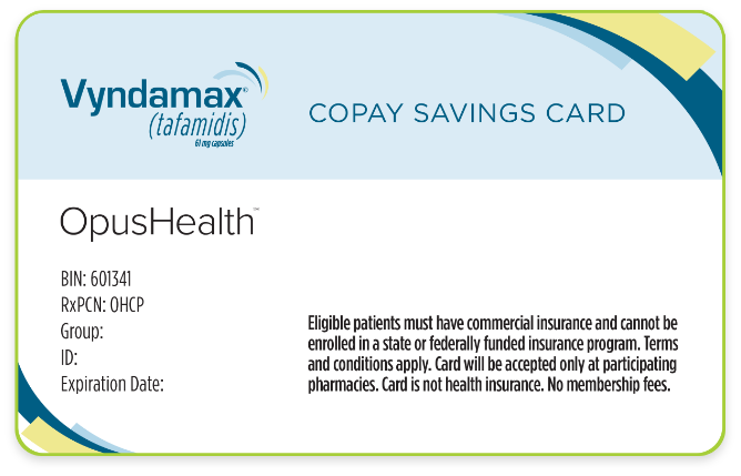 Financial Assistance| VYNDAMAX® (tafamidis) | Safety Info