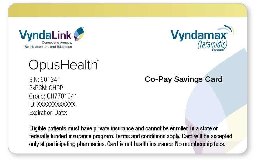 Financial Assistance| VYNDAMAX® (tafamidis) | Safety Info